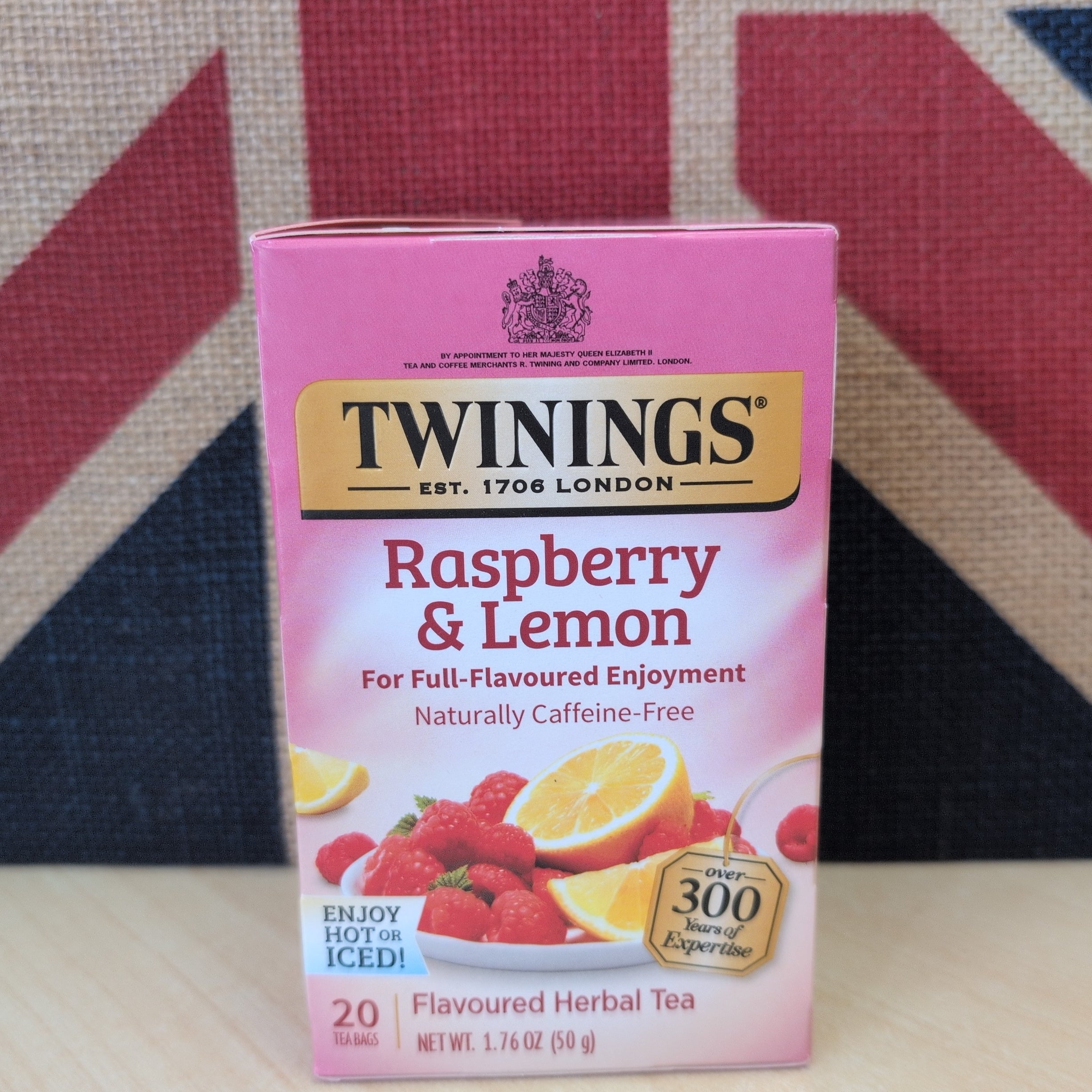 Twinings Raspberry & Lemon Flavoured Herbal Tea, Individually Wrapped ...