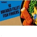 iceland 10 Breaded Fillet Fish Fingers | British Marketplace